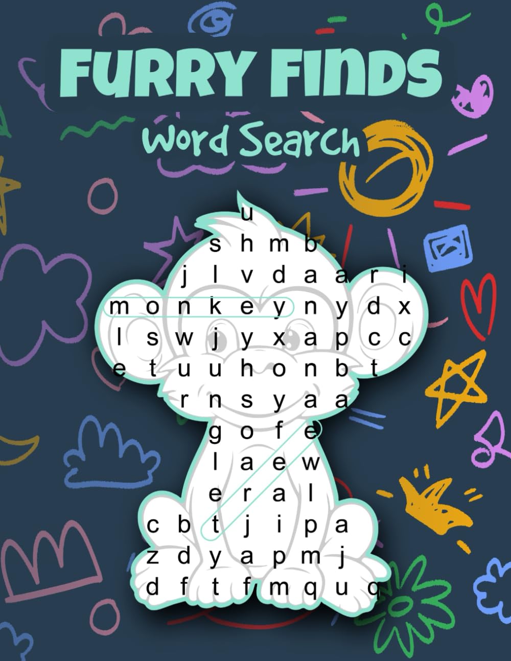 Furry Finds Word Search Puzzle: For Kids ages 4-8: Publishing, Brokaw ...