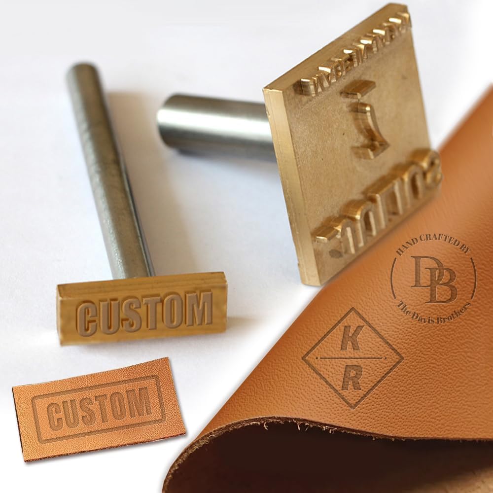 Amazon.com: Macchiole Custom Leather Stamp Personalized Embossing with ...