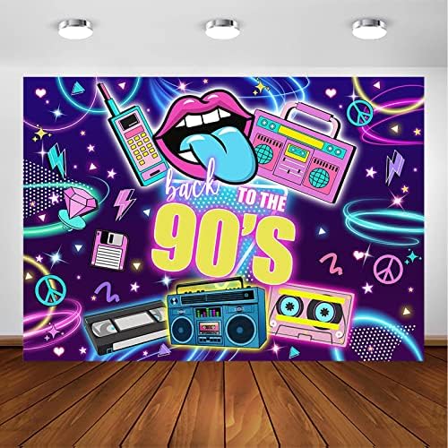 Amazon.com : Avezano Back to The 90'S Backdrop for Hip Hop 90s Theme ...