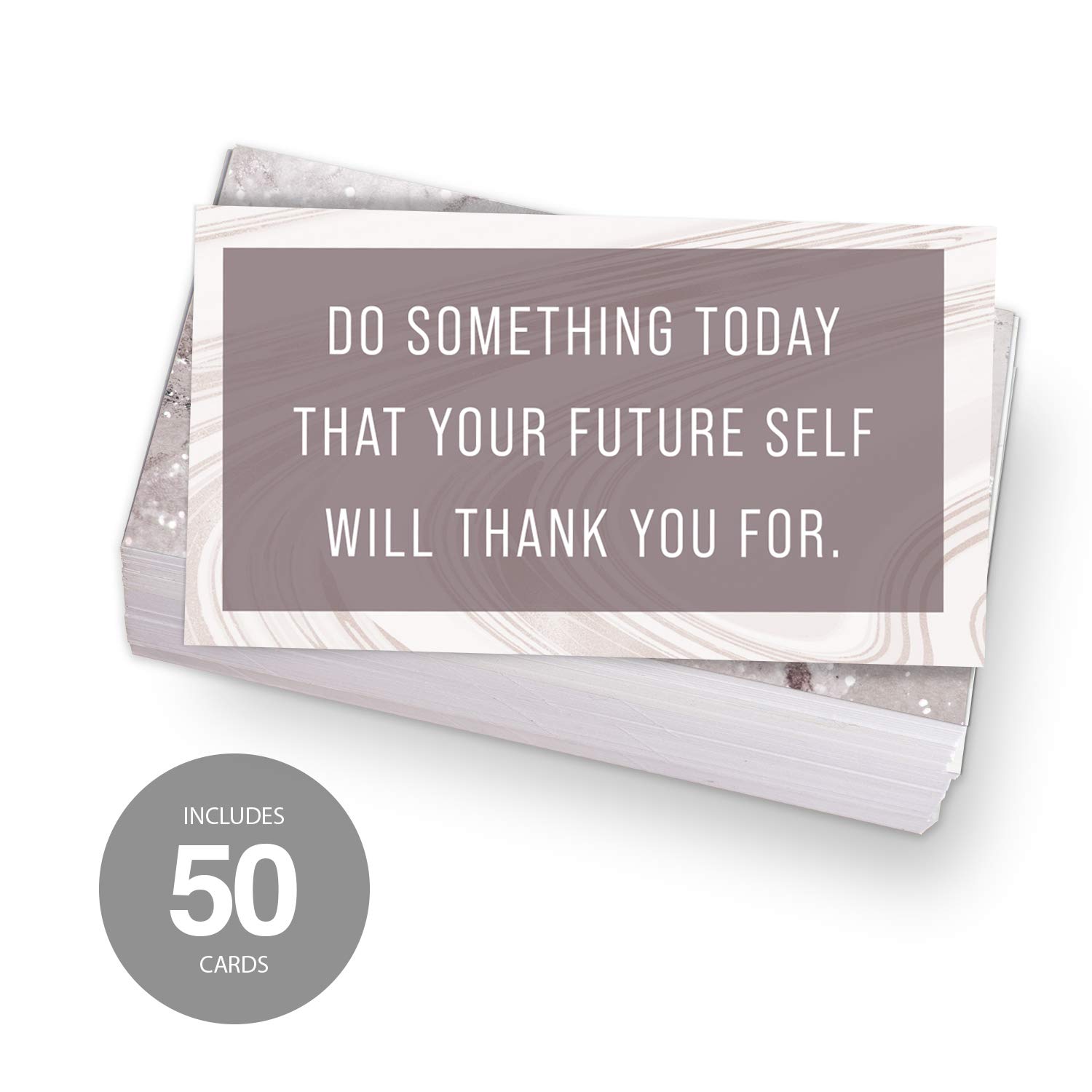 Snapklik.com : Marble Quartz Daily Gratitude Cards / 50 Motivational ...