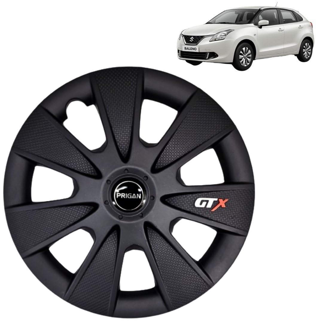 PRIGAN Wheel Cover for BALENO 15 Inch Matte Black Wheel Cap (Available ...