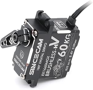 Amazon.com: Sincecam 60kg Waterproof High Speed Brushless Servos HV ...