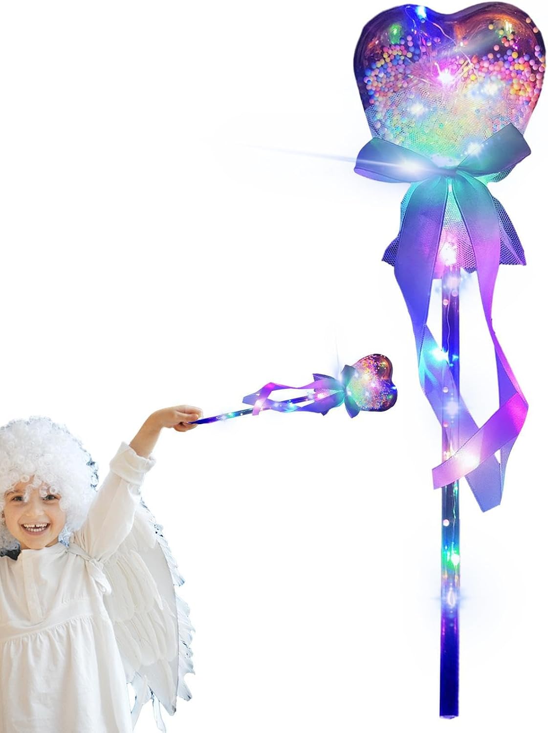 Fairy Wands for Girls - Princess LED Light Up Fairy Wand for Kids ...