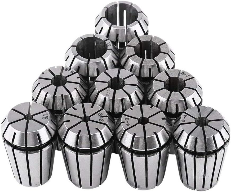 Yofuly ER16 Collet Set Drill Chuck, ER16 Collet 1-10 mm, ER-16 Spring ...
