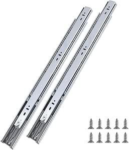 6 Pairs Probrico Furniture Hardware Soft/Self Close Slide Mount Drawer ...