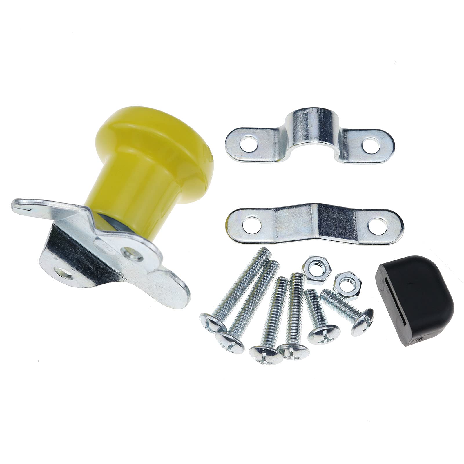 Snapklik.com : Yellow Vinyl Steering Wheel Spinner Knob Ball Bearing ...