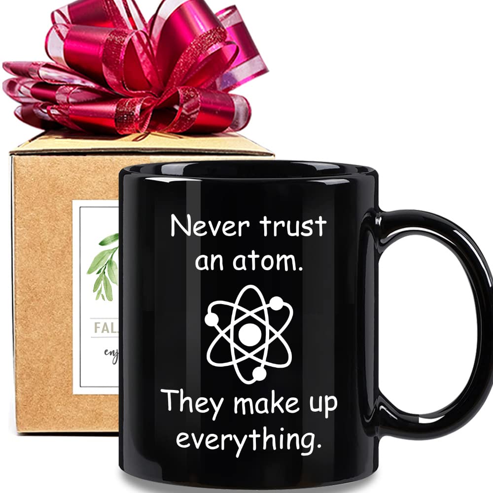 Amazon.com: FALJIOK Funny Chemistry Science Coffee Mug, Never Trust an ...