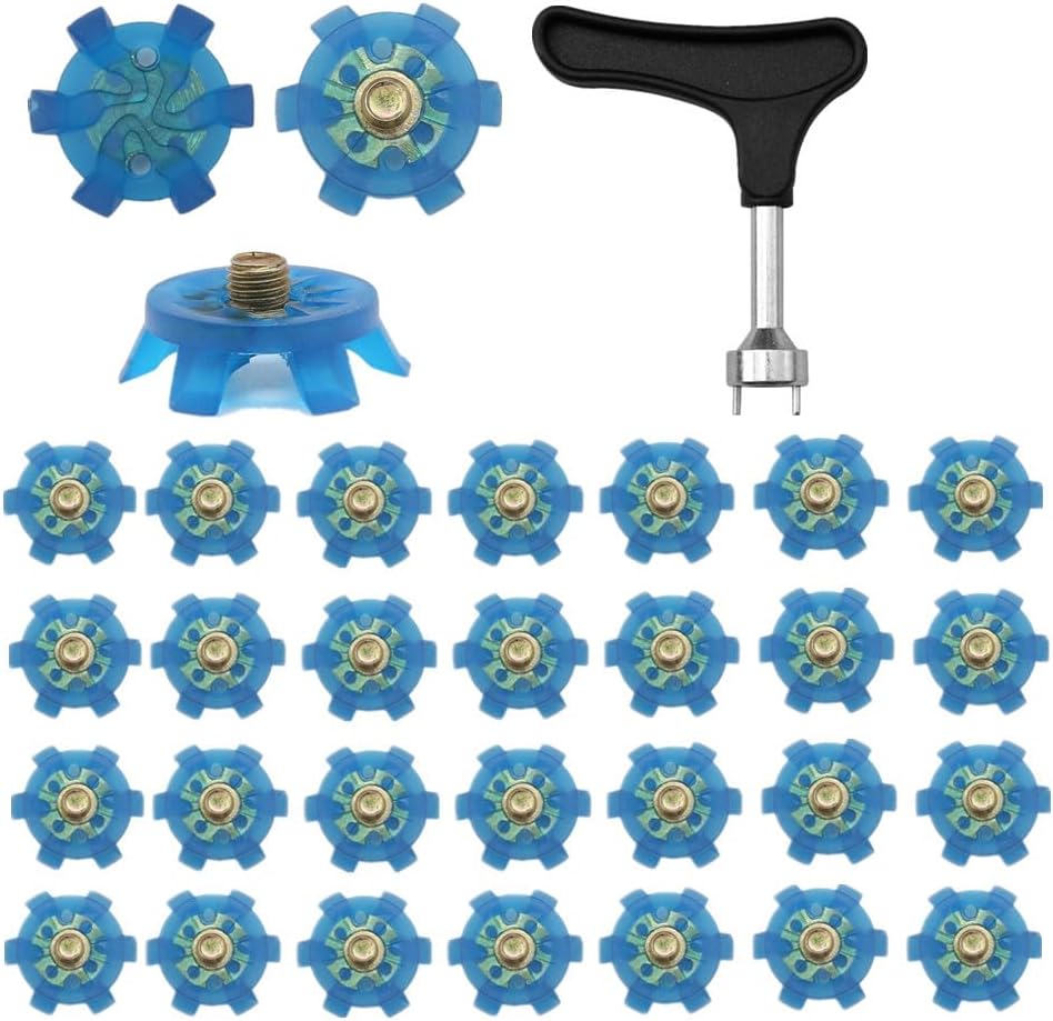 Amazon.com : ZUHSA 30 Pieces Golf Shoe Spikes Replacements+Golf Cleats ...