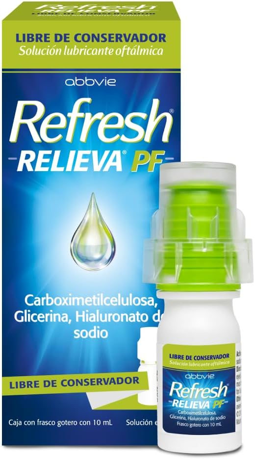 Refresh Relieva Gotas lubricantes para los ojos. Lágrimas artificiales ...
