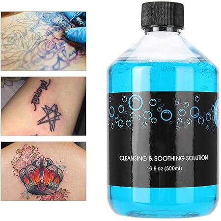Tattoo Wash Cleaning Soap, 500ml High Enrichment Tattoo Aftercare ...