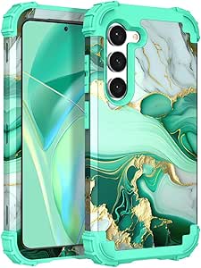 Amazon.com: Hocase for Galaxy S24 Plus Case, Shockproof Heavy Duty Protection Soft Silicone ...