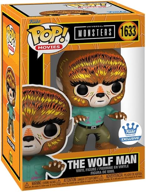 Amazon.com: Funko Pop! Movies Universal Monsters The Wolf Man Vinyl ...