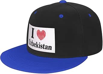 Amazon.com: I Love Uzbekistan Baseball Cap Snapback Hats for Men ...
