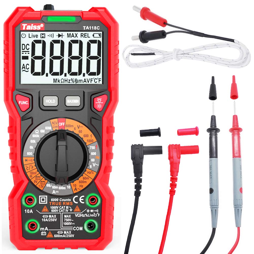 Buy Twidec/Multi-Function Advanced Digital Multimeter DC AC TRMS 6000 ...
