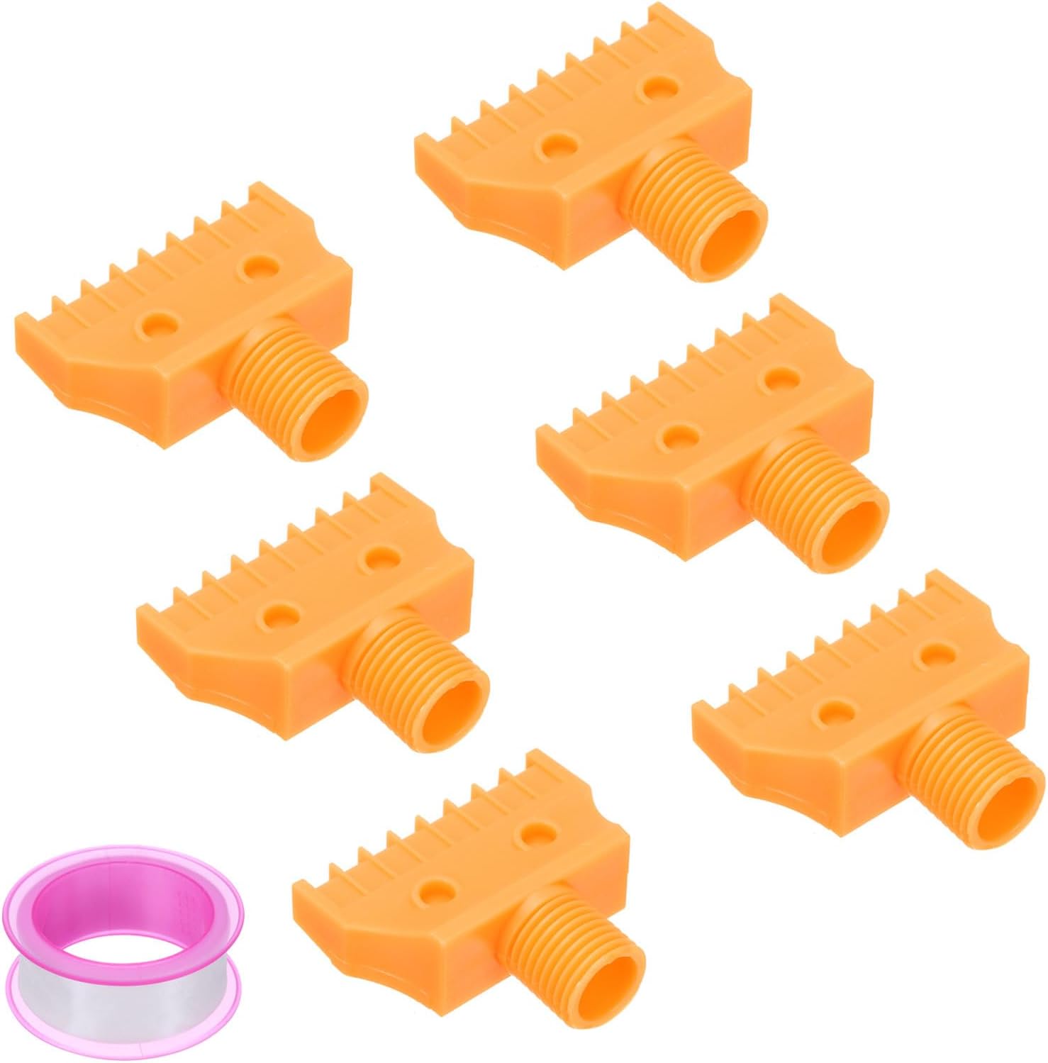 Amazon.com: uxcell 2 Pcs BSPT1/4 Male Blowing Wind Nozzle, Flat ABS Air ...