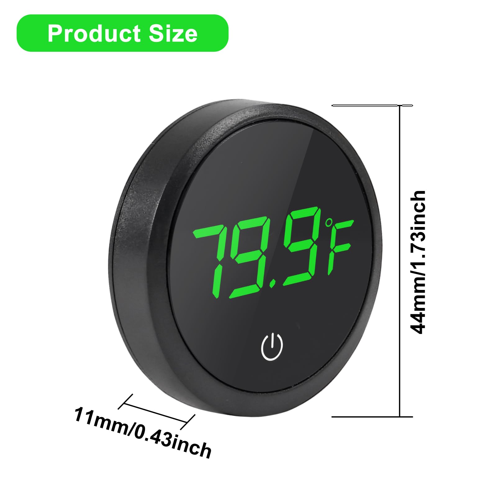Snapklik.com : 2pack LED Digital Aquarium Thermometer, Tank Thermometer ...