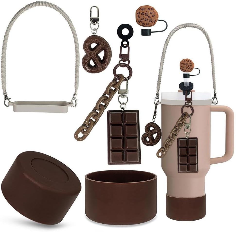 Amazon.com: Stanley Cup Accessories Set 30&40 Oz, Includes 0.4in Straw ...