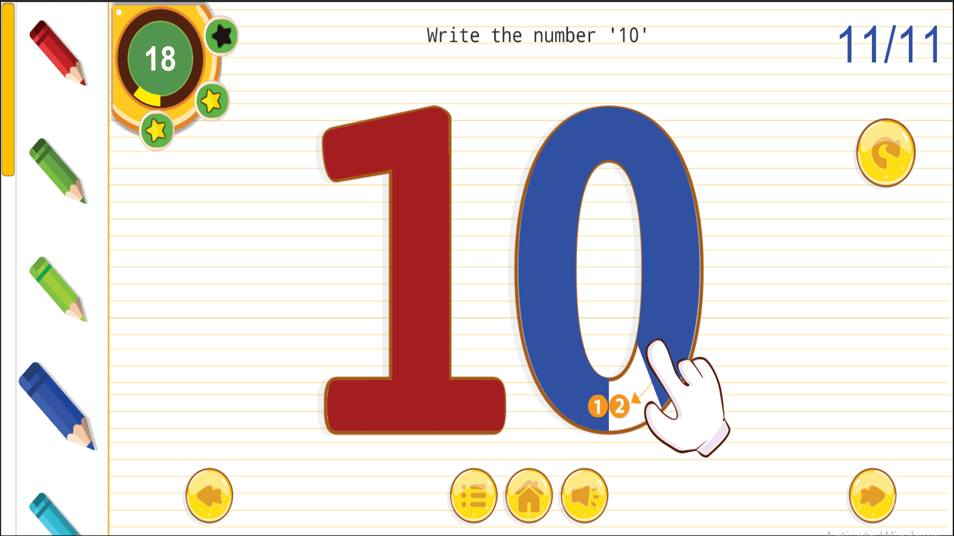English Alphabet Tracing and Coloring Educational Game for Kids –ABC ...