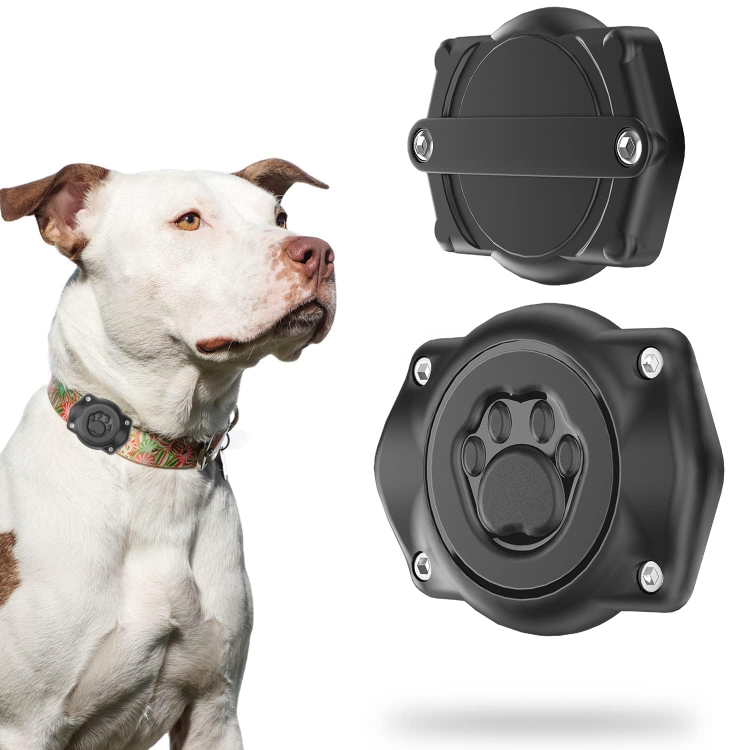 Amazon.com: AirTag Dog Collar Holder(2 Pack), 100% Waterproof Air Tag ...