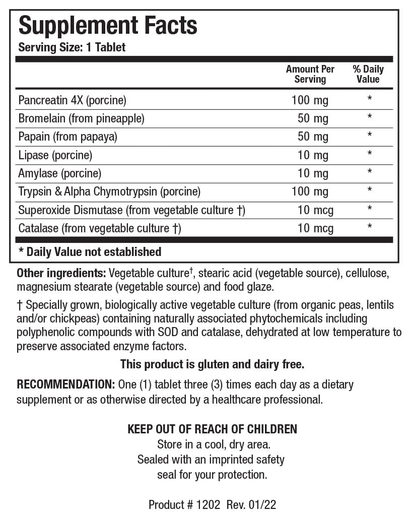 Snapklik.com : Intenzyme Forte Proteolytic Pancreatic Enzymes ...