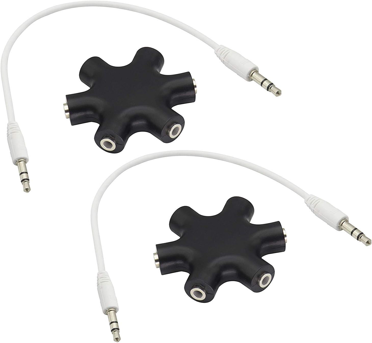 Amazon.com: zdyCGTime Headphone Splitter, 3.5mm Stereo Audio Headset ...
