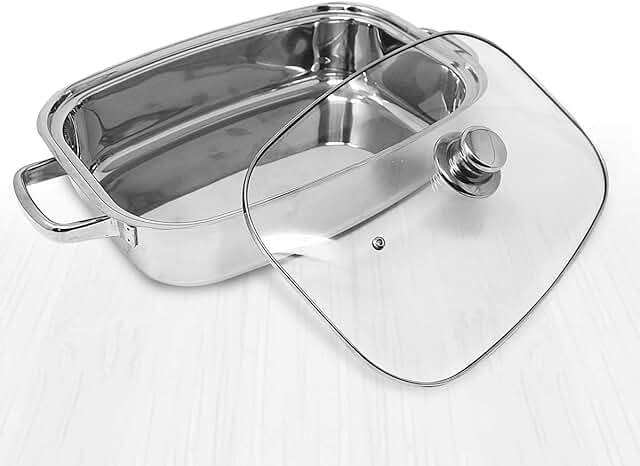 Amazon.com: stainless steel cookware glass lids