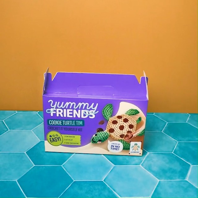 Watch Yummy Friends Crochet Kit by Lion Brand Cookie Turtle Tim on ...