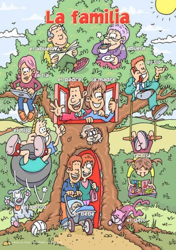 Spanish Poster ("La Familia") : Derone, Stephane: Amazon.es: Libros