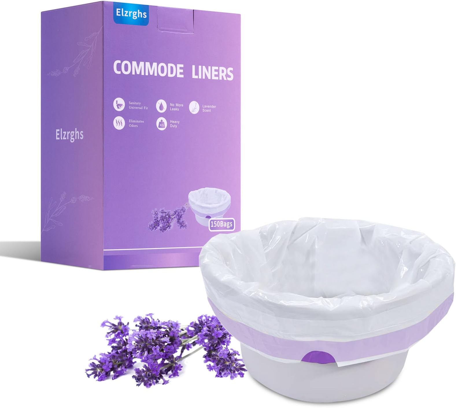 Amazon.com: Elzrghs Commode Liners for Bedside Commode, Commode Toilet ...