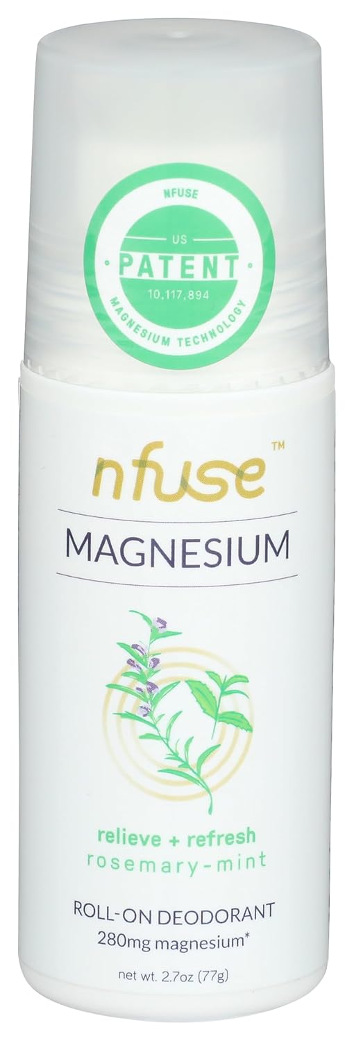 Amazon.com : nfuse Natural Magnesium Roll-on Deodorant - Patented ...