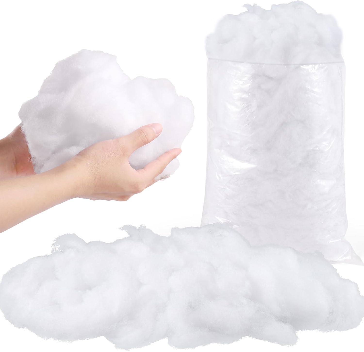 Amazon.com: 170g Christmas Fake Snow Decor, 6oz Artificial Snow Fiber ...