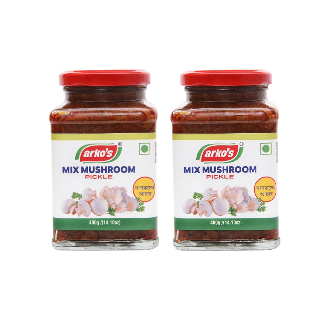 Arkos Homemade Mixed Mushroom Pickle | Mixed Mushroom Achar, 800gm ...