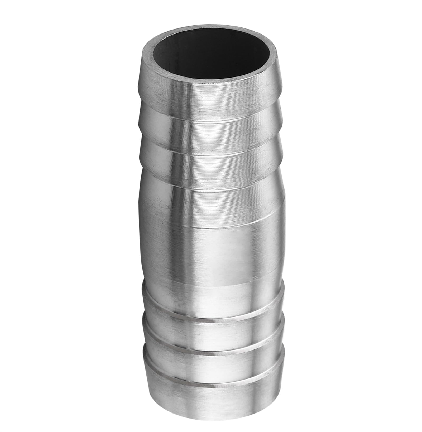 Snapklik.com : Stainless Steel 1" To 1" Hose Barb Fittings Splicer ...