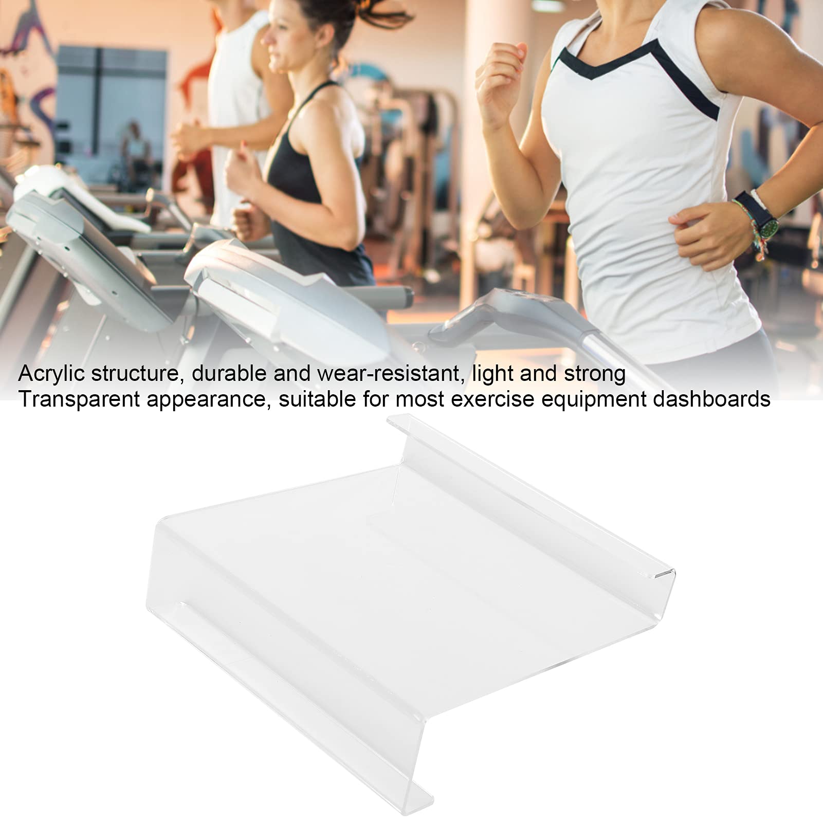 Book Stand Jetec Treadmill Book Holder, Clear Acrylic Reading Rack For ...