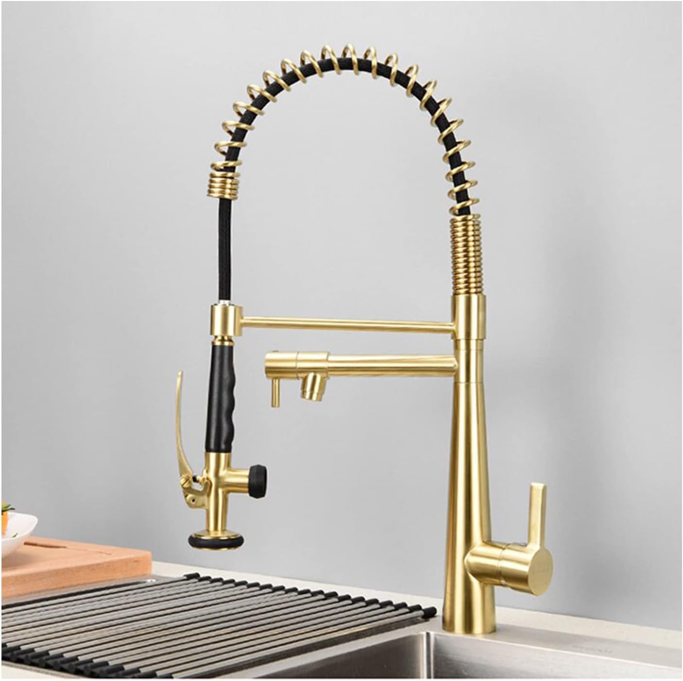 Kitchen Faucet with Pull Down Sprayer Pull Out Kitchen Faucets Spring ...