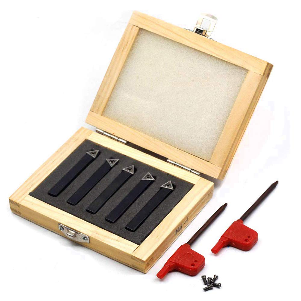 OSCARBIDE 1/4 Inch Mini Indexable Carbide Lathe Turning Tool Holder ...