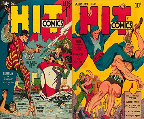 Amazon | Hit comics. Issues 1 and 2. Features Hercules, The Red Bee ...