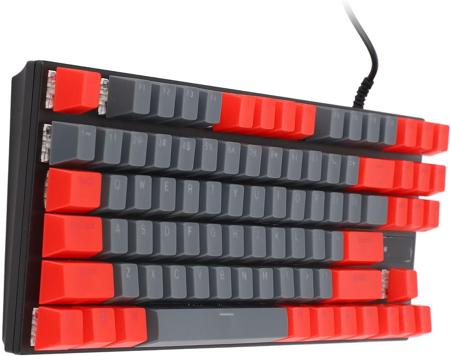 Boxwizard Red Switch Mechanical Keyboard 87 Key 26 RGB Backlit ...