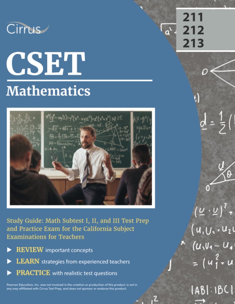 Buy CSET Mathematics Study Guide Math Subtest I II And III Test Prep 