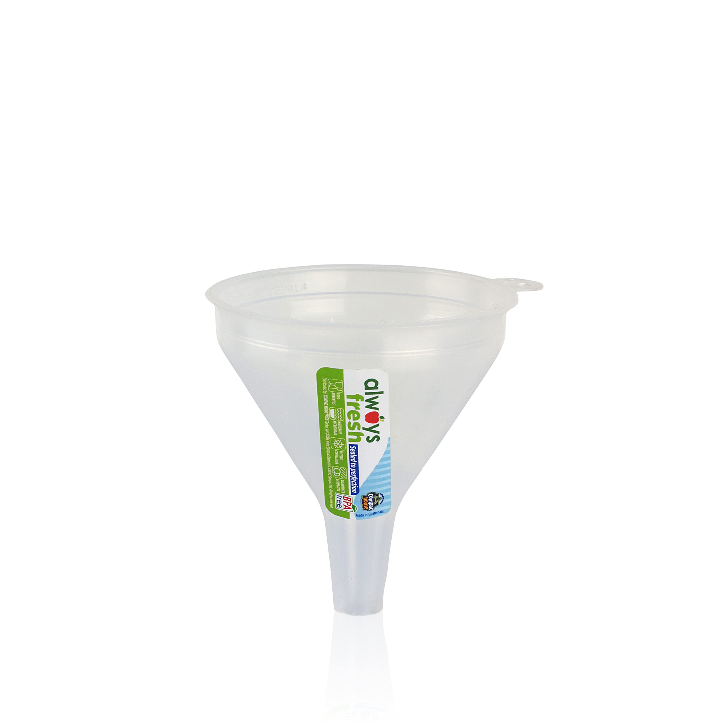 COMPAC HOME 17442 Large Funnel-Natural-Clear-Food Storage, Portion ...