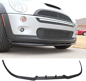for Mini Cooper Cupra R Front Bumper Lip 3 Pcs Black Spoiler Splitter ...