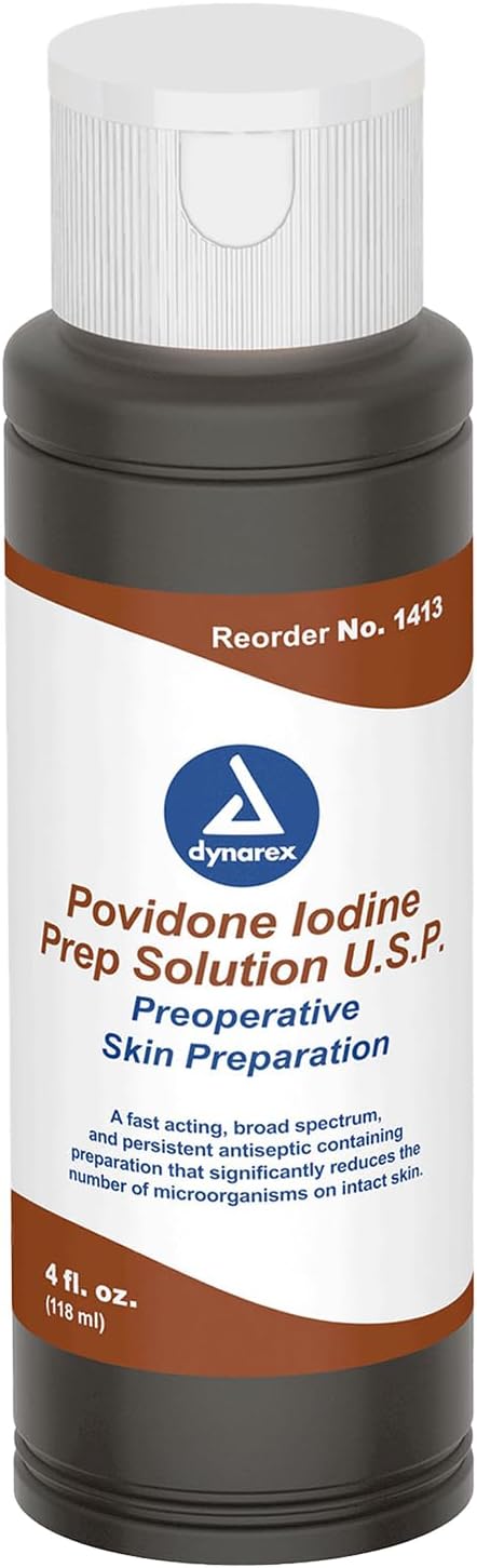 Amazon.com: Major 10% Povidone-Iodine Liquid Topical Solution, USP - Topical Antiseptic for Cuts ...