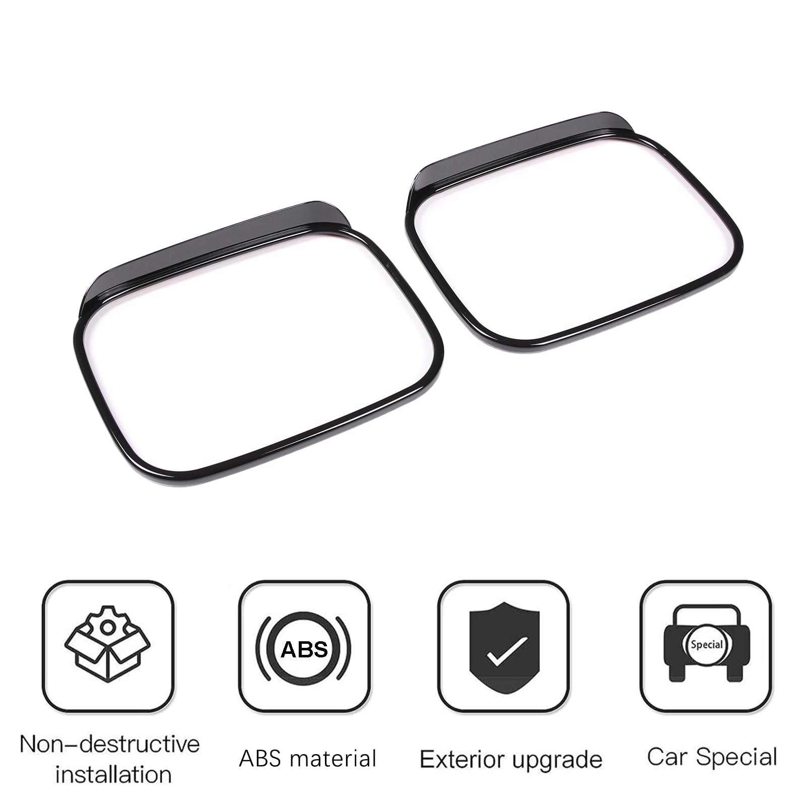 Car Parts PIUGILH Silver For Hummer H2 2003-2009 - ABS, Self-Adhesive ...