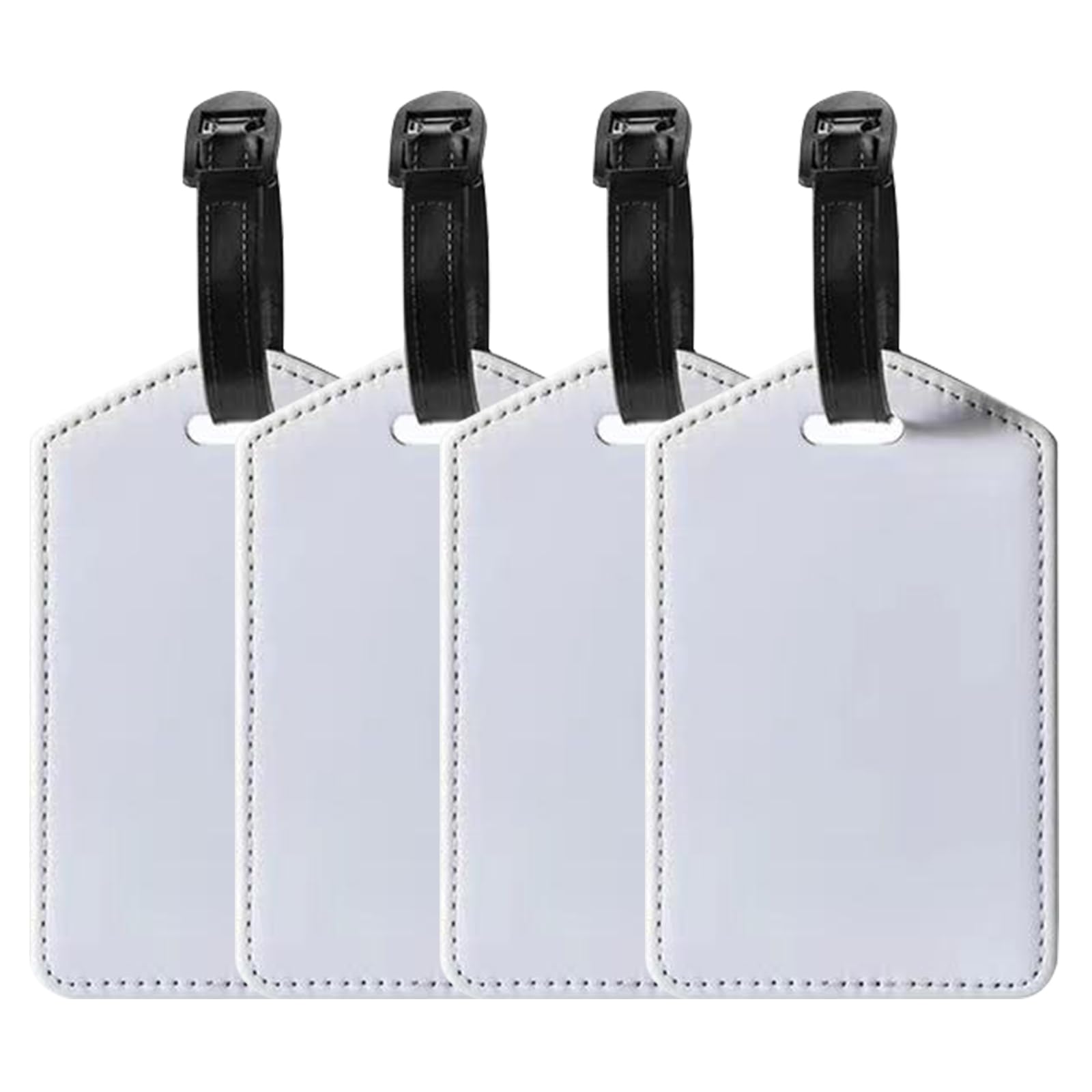 Amazon.com: Generic Sublimation Luggage Tags DIY Blanks 4 Pack ...