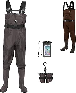 Amazon.com : TIDEWE Chest Waders Bundle for Adults (Size:7) : Sports ...