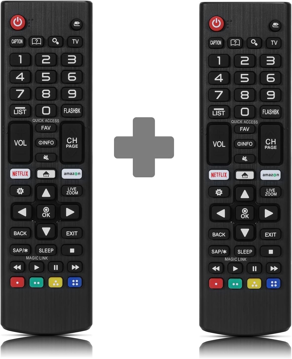 Amazon.com: (Pack of 2) Universal Remote Control Replacement for All LG ...