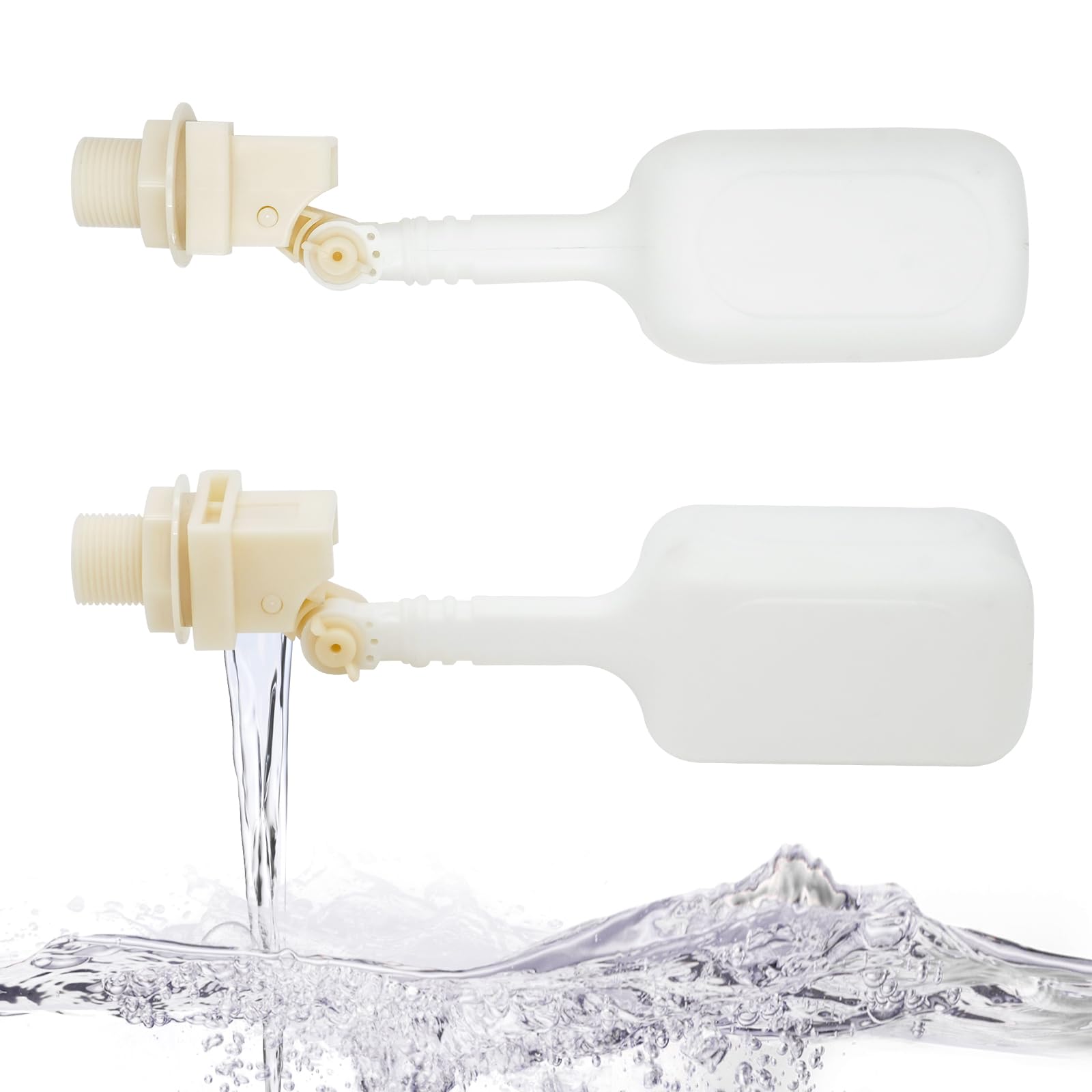 Amazon.com: 2pcs Water Tank Float Valve for Water Trough 1/2 Inch ...