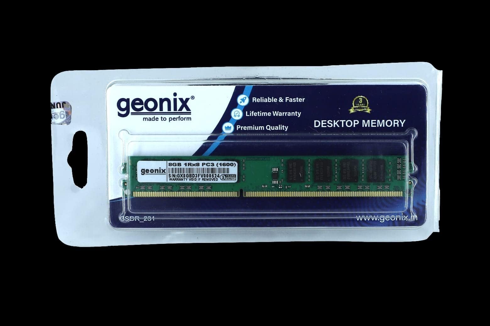 Amazon.in: Buy GEONIX 8GB DDR3 1600 MHz Desktop RAM for Standard ...