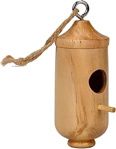 Amazon.com: Hummingbird Nest Wooden, Hummingbird Nesting Outside ...
