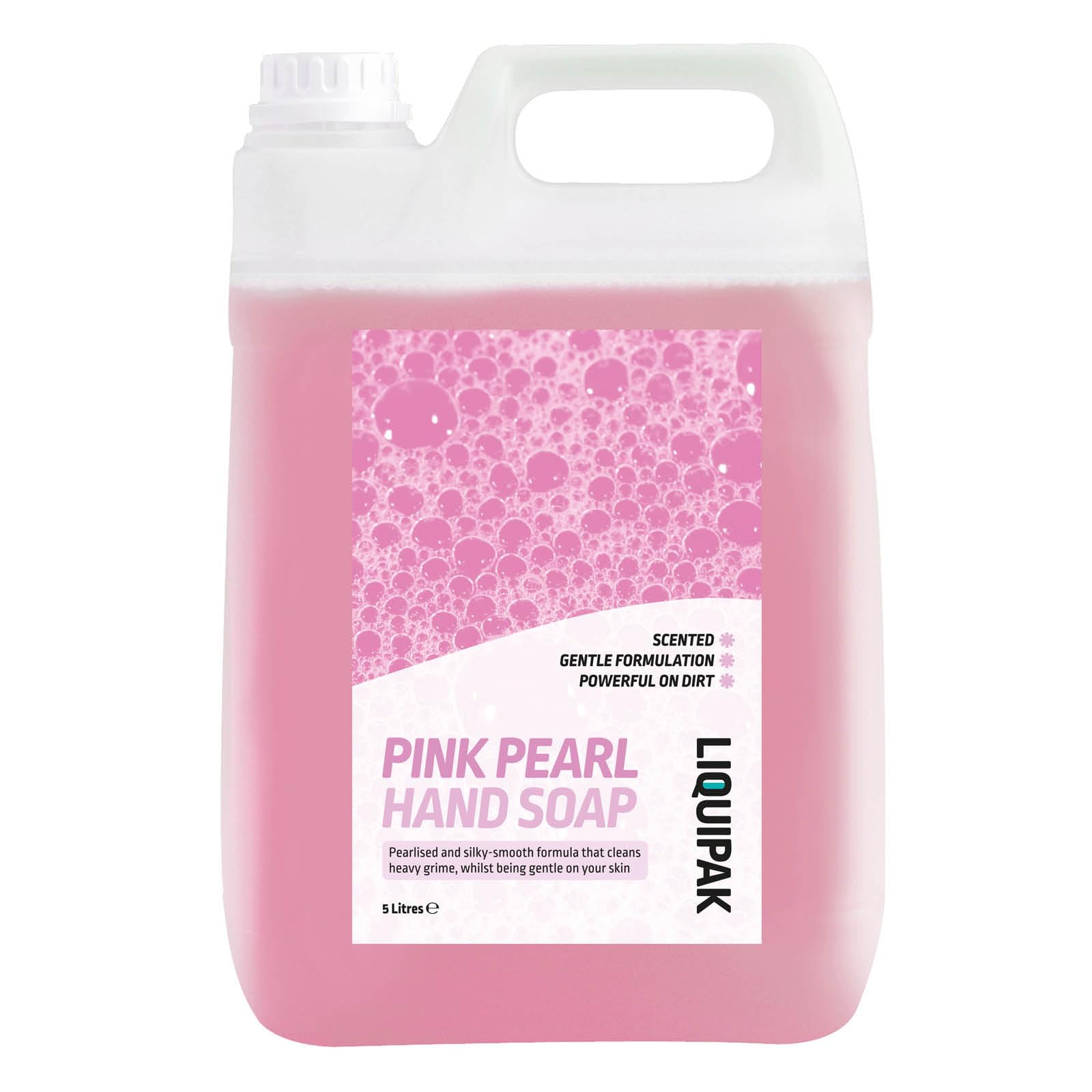 Liquipak - Pink Hand Wash, Liquid Soap 5L | Pearlised Hand Soap Refill ...